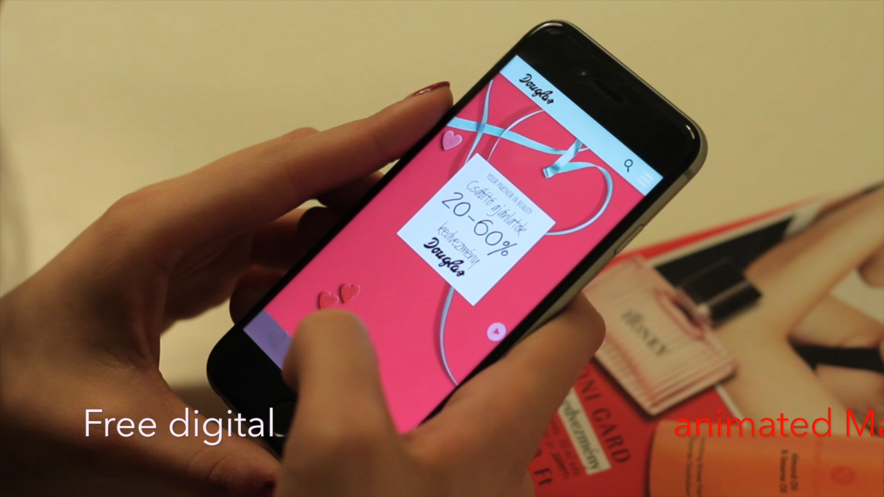 Loyalty Magazine/Product App for Douglas with monthly up-grades
